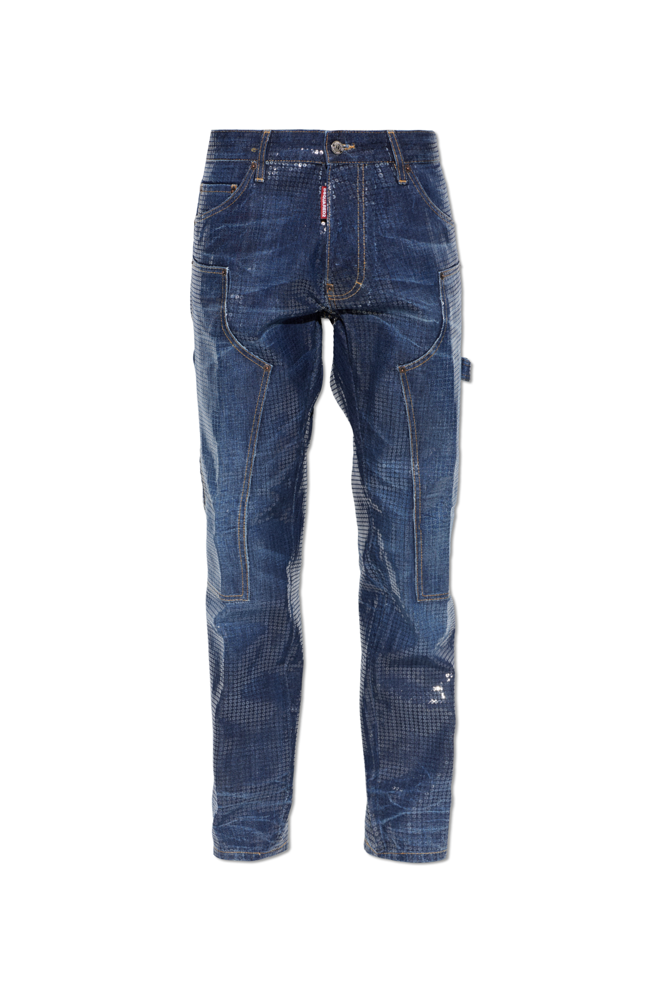 DSQUARED2 Dsquared2 "Teddy" Sequined Denim Jeans